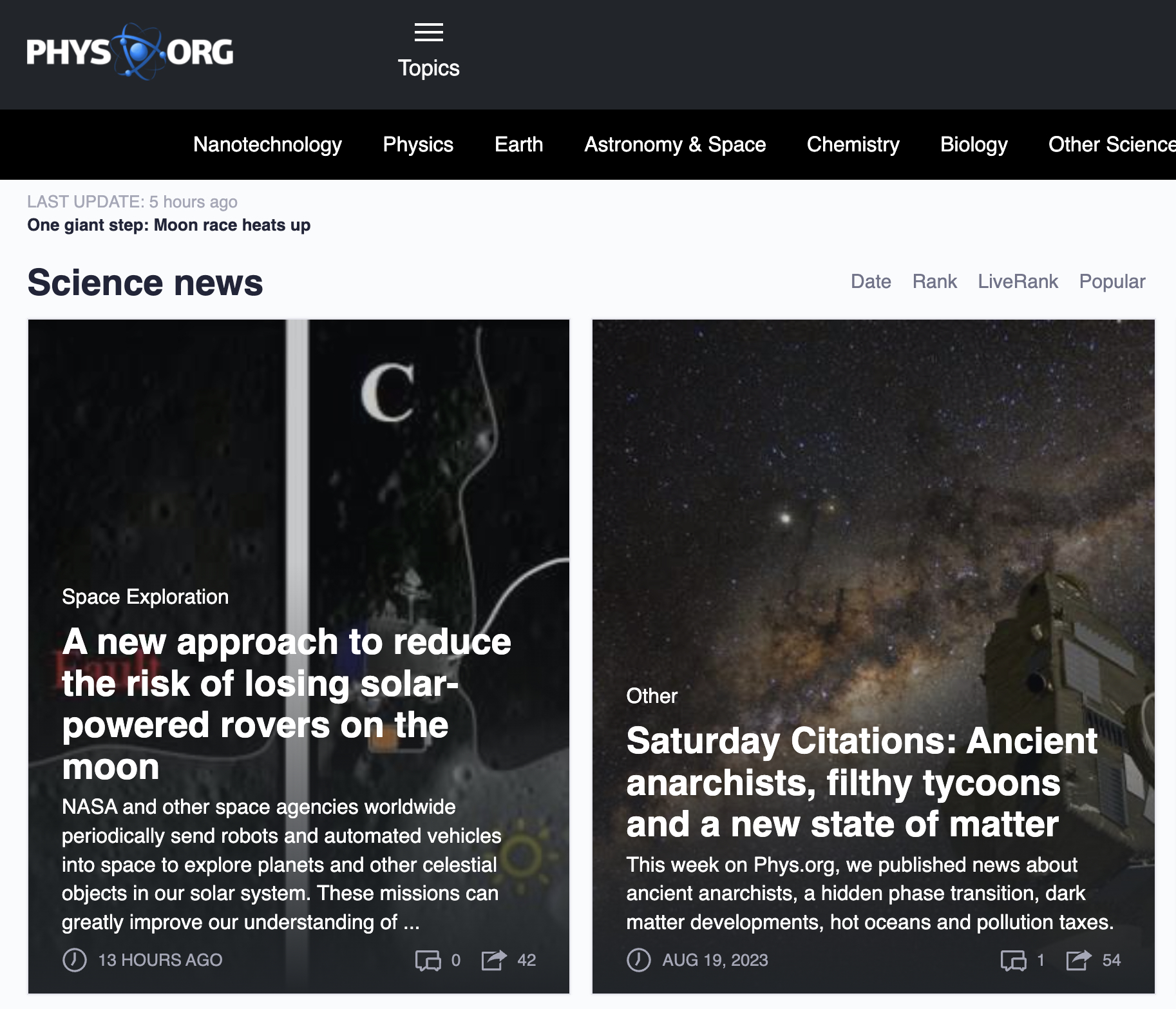 Olivier Lamarre’s latest preprint featured on Phys.org front page ...